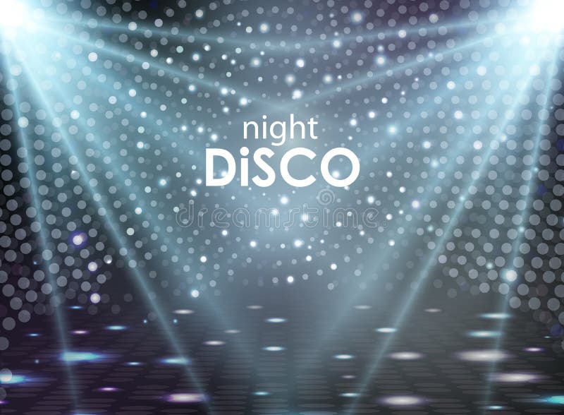 Disco Abstract Background. Disco Ball Texture. Spot Light Rays Stock ...