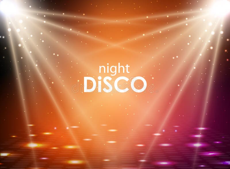 Disco Abstract Background. Disco Ball Texture. Spot Light Rays Stock ...