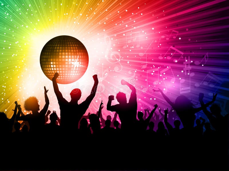 Disco background stock vector. Illustration of nightclub - 23658202