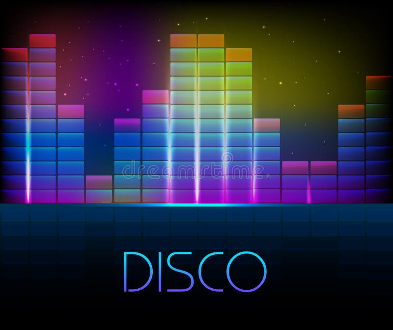 Disco background stock vector. Illustration of presentation - 32678582