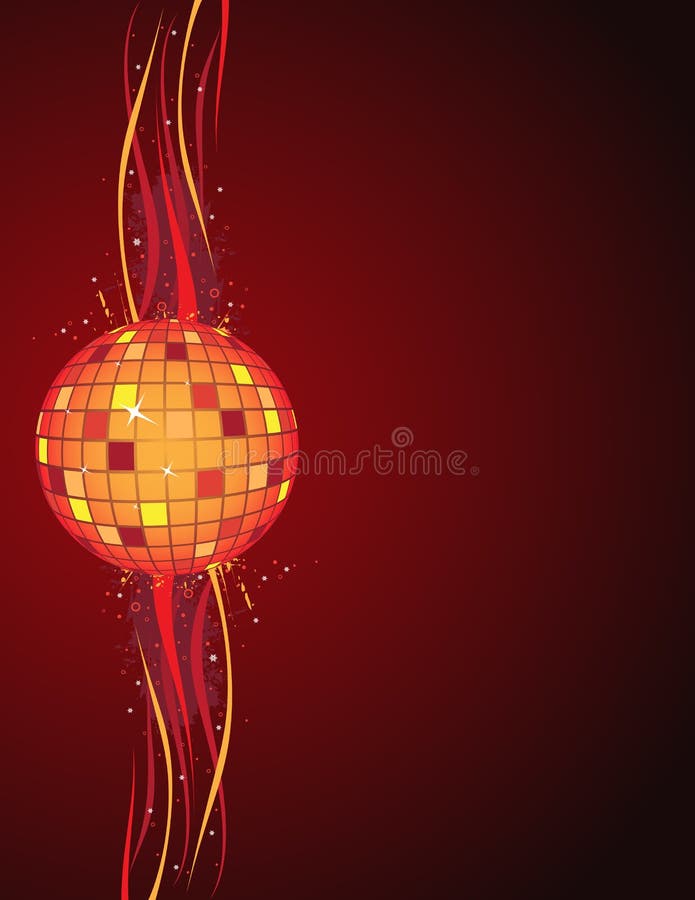 Disco ball stock vector. Illustration of decoration, ball - 8542690