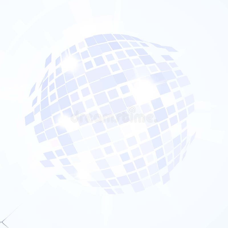 Disco ball explosion stock vector. Illustration of ball - 44107711