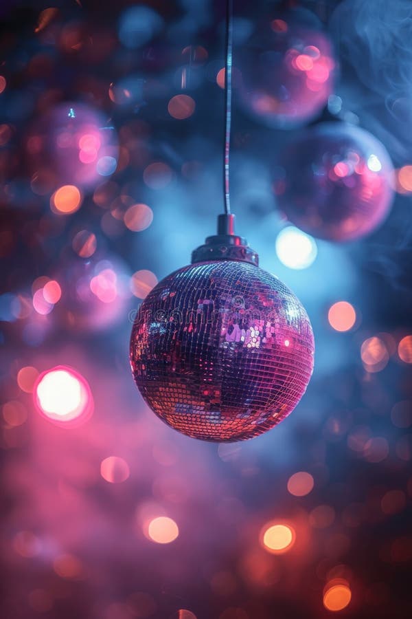 Disco Ball Floating on Water Stock Photo - Image of illumination, music ...