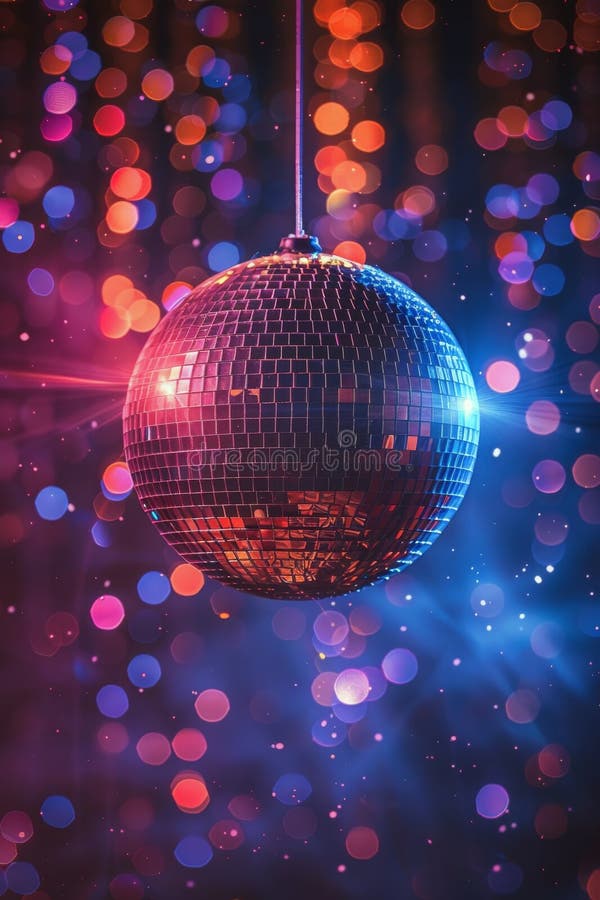 Disco Ball Floating on Water Stock Image - Image of music, surface ...