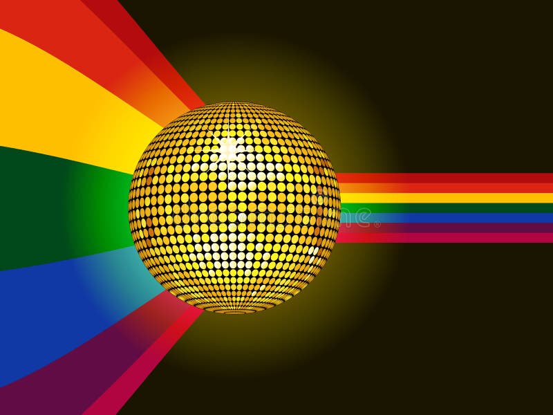 Rainbow Disco Ball Stock Illustrations – 760 Rainbow Disco Ball Stock ...