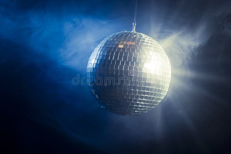 Disco ball with light rays stock image. Image of ball - 17631181