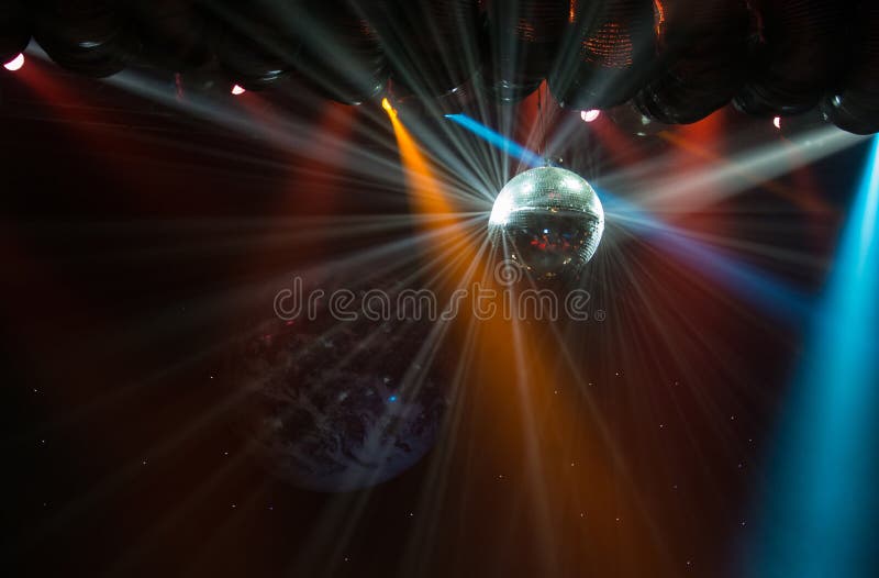 Disco ball light stock image. Image of beam, pattern - 97399845