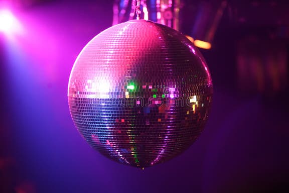 Disco ball in motion stock image. Image of music, ball - 1221399