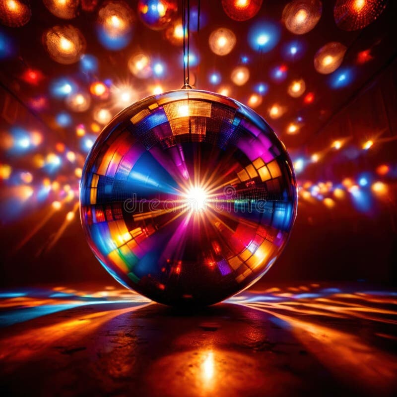 Disco Ball, Party Light Accessory, Bright Glowing Sparkling Sphere ...