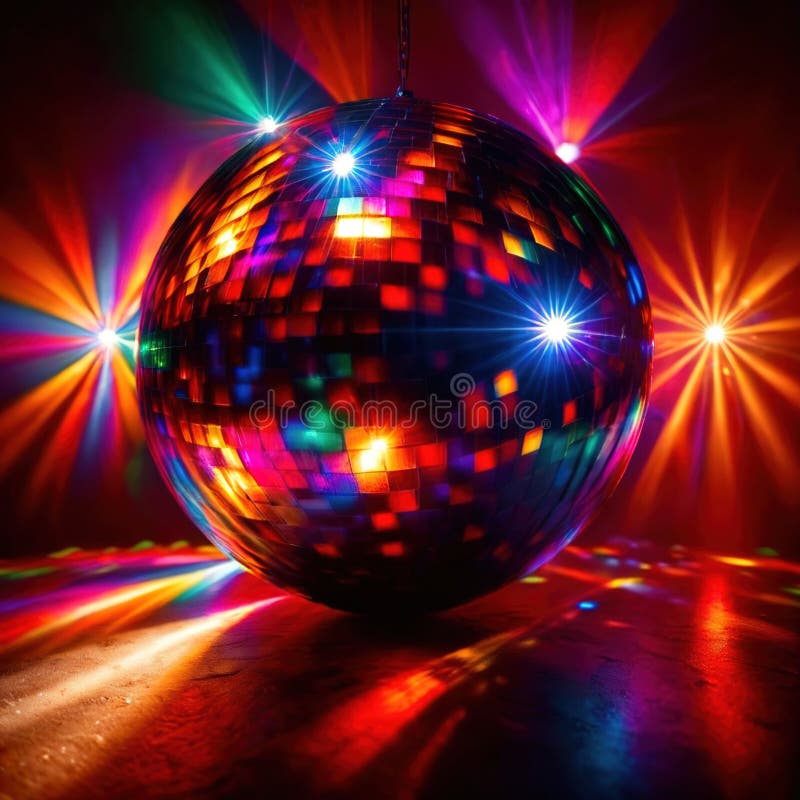 Disco Ball, Party Light Accessory, Bright Glowing Sparkling Sphere ...