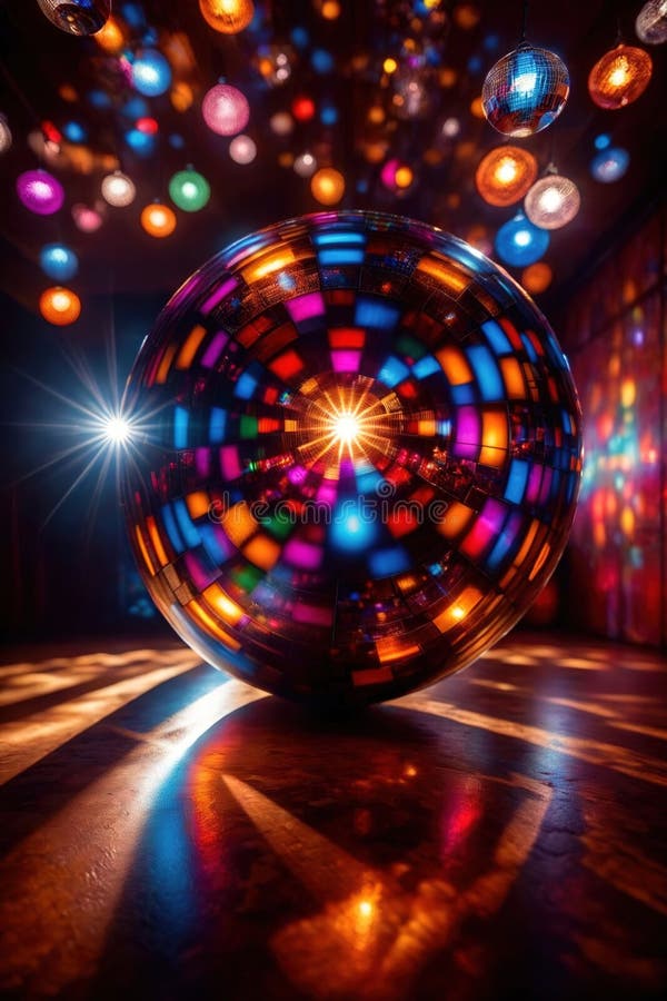 Disco Ball, Party Light Accessory, Bright Glowing Sparkling Sphere ...