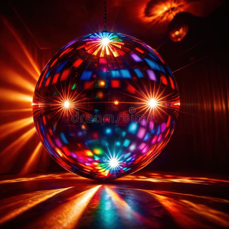 Disco Ball, Party Light Accessory, Bright Glowing Sparkling Sphere ...