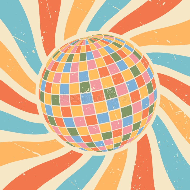 Disco Ball. Disco Ball in Party Style Stock Vector - Illustration of ...