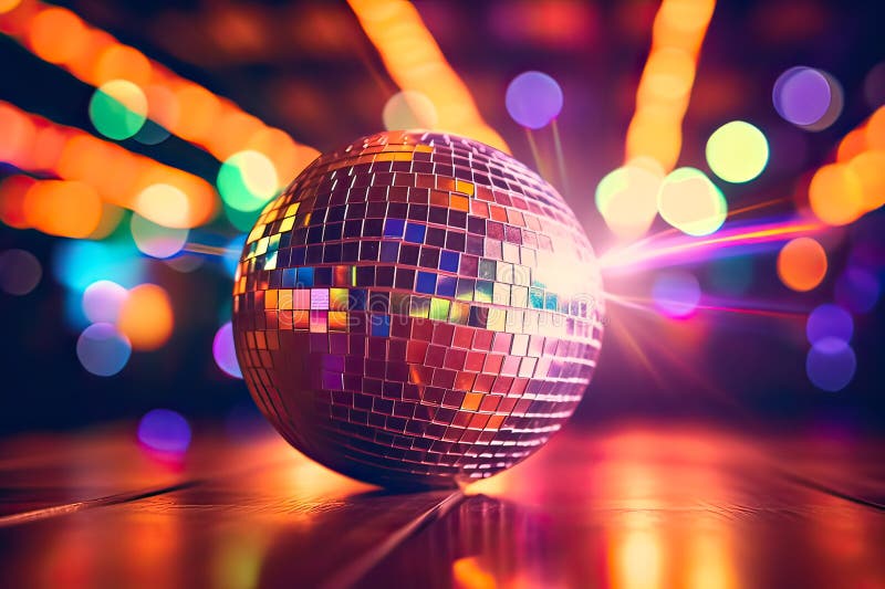 A Disco Ball Shining in a Club Stock Photo - Image of abstract, sphere ...