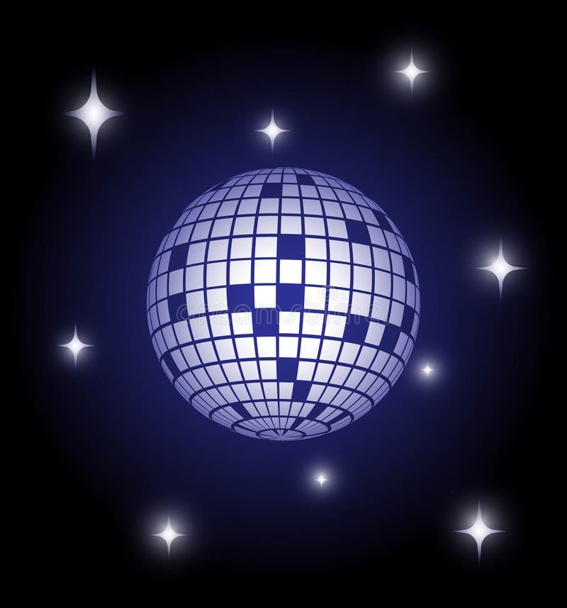 Disco Ball Vector Illustration Disco Ball Vector Illustration Stock ...