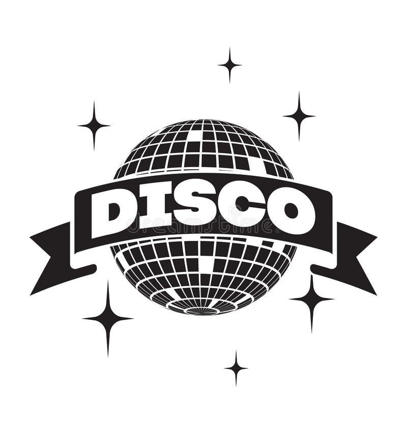 Disco ball Vector icon stock vector. Illustration of dance - 90392513