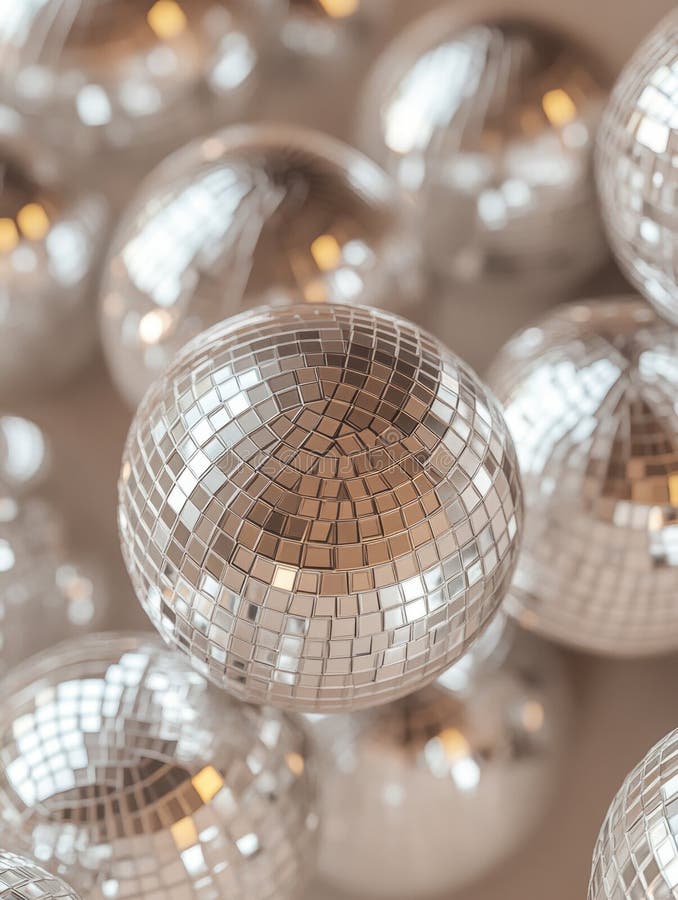 Disco Balls in Room stock photo. Image of disco, event - 381696834