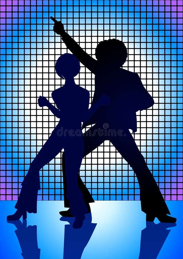Disco Blue stock vector. Illustration of leisure, dance - 22119165