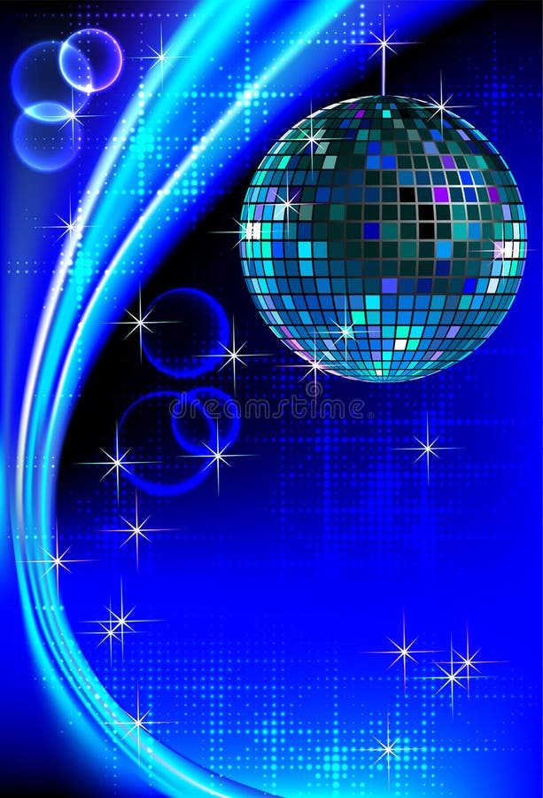 Disco-ball background stock vector. Illustration of line - 18829376