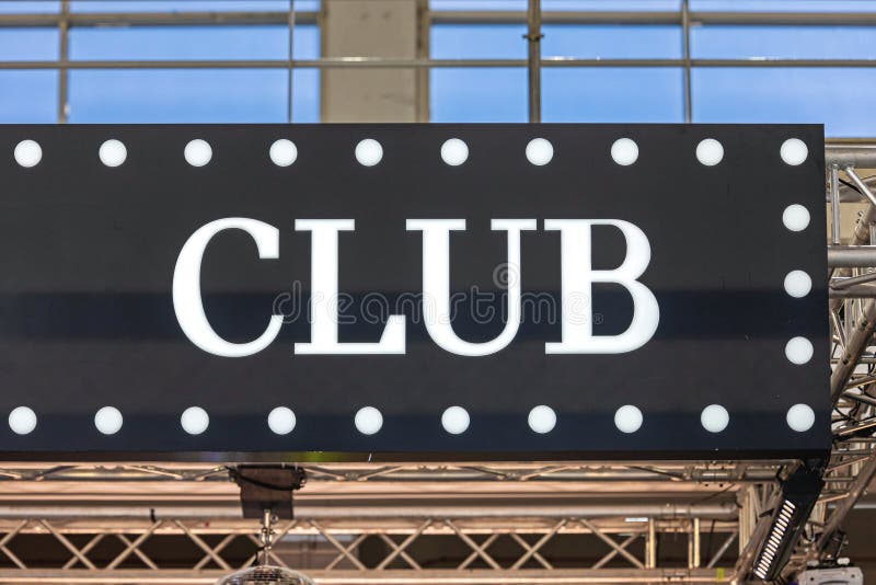Disco Club Sign stock photo. Image of equipment, retro - 362166142