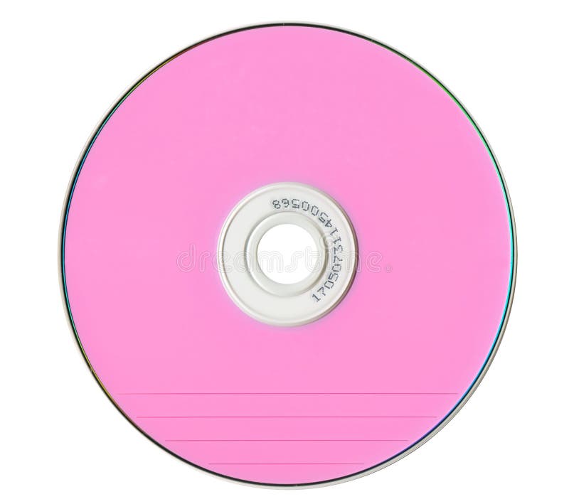 Disco compacto cor-de-rosa foto de stock. Imagem de armazenamento - 5272904