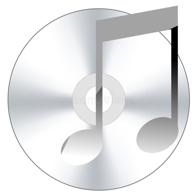 Nastro a Cassetta Compatto Di Musica Del CD Illustrazione Vettoriale ...