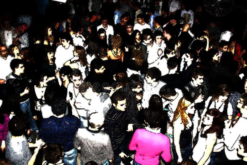 Disco Dancing People stock image. Image of blurred, abstract - 7673937