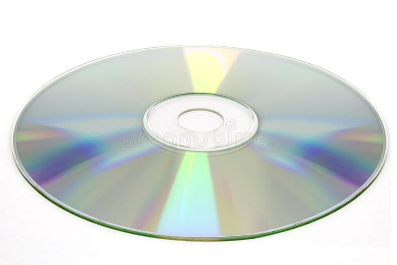 Disco Del CD Su Fondo Bianco, CD-r, CD-RW Isolato Immagine Stock ...
