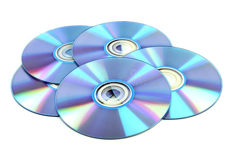 Disco di DVD & del CD fotografia stock. Immagine di colore - 22208350