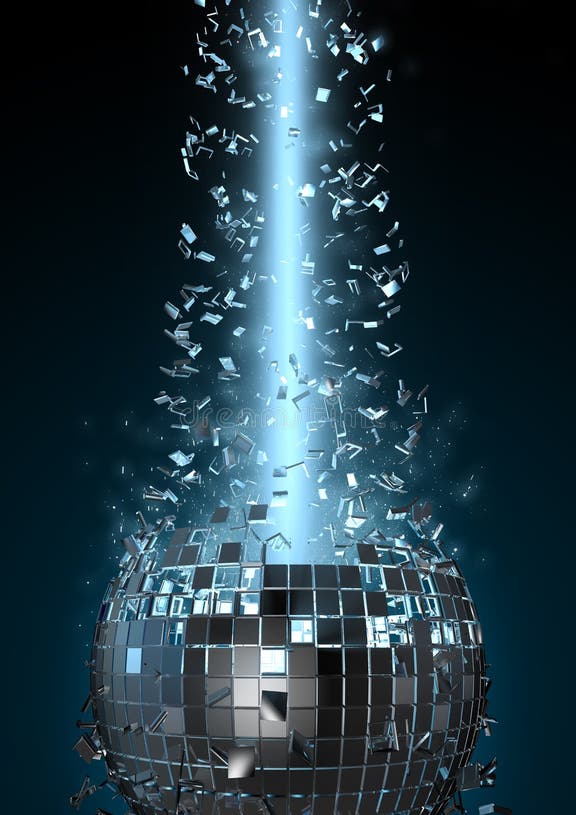 Disco explosion stock illustration. Illustration of rave - 49334407
