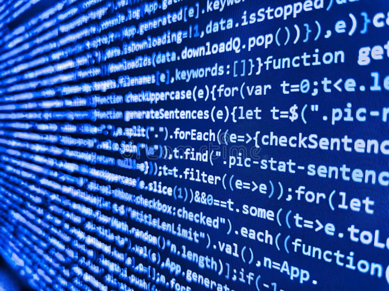 Disco Floor Holographic Abstract Background. Programmer Working in Computer Screen. Coding in ...