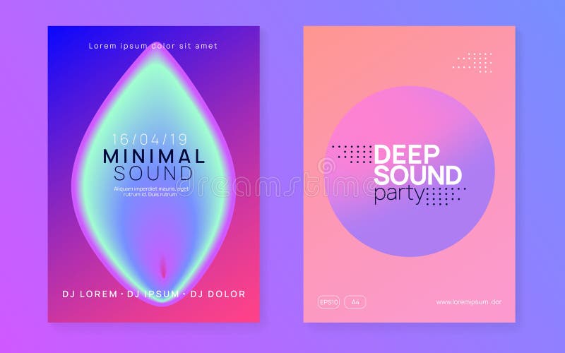 Disco Flyer. Techno and Carnival Design Stock Vector - Illustration of ...