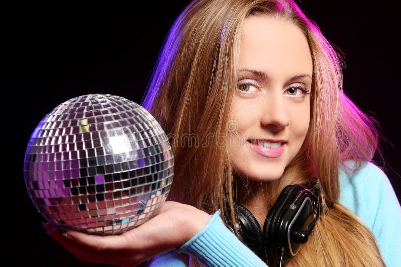 Disco Girl stock photo. Image of modern, caucasian, lifestyle - 19858636