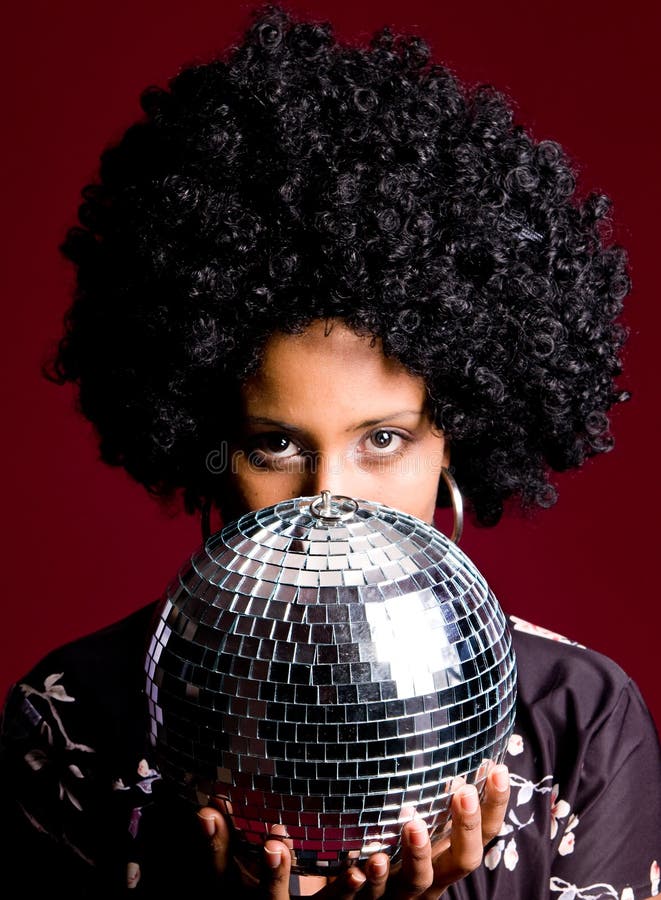 Disco girl stock image. Image of adorable, beauty, party - 8141475
