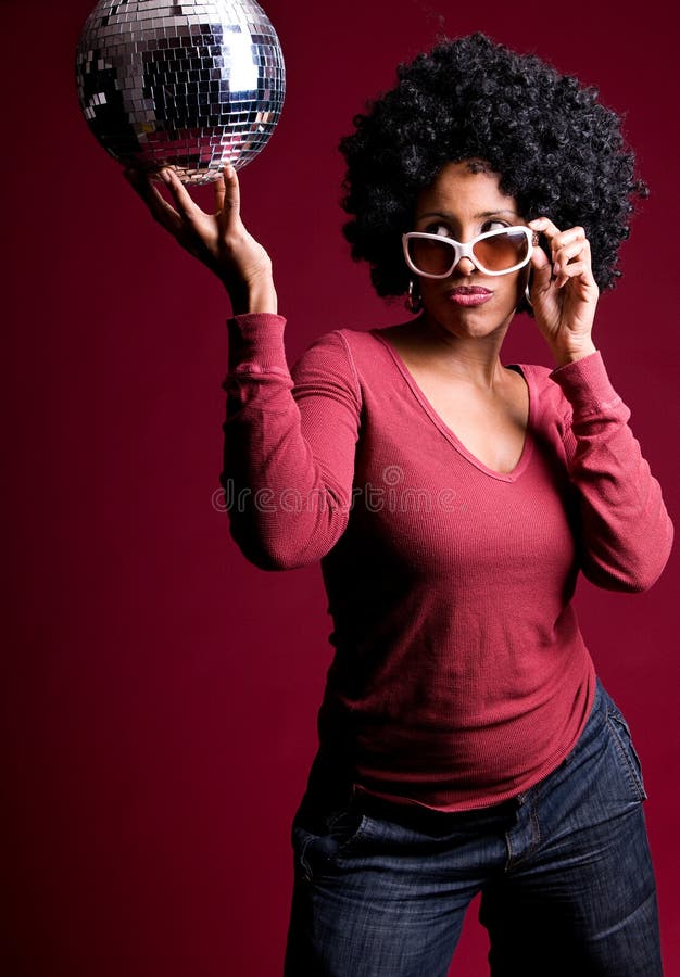 Disco girl stock image. Image of girl, cool, lifestyle - 8236703