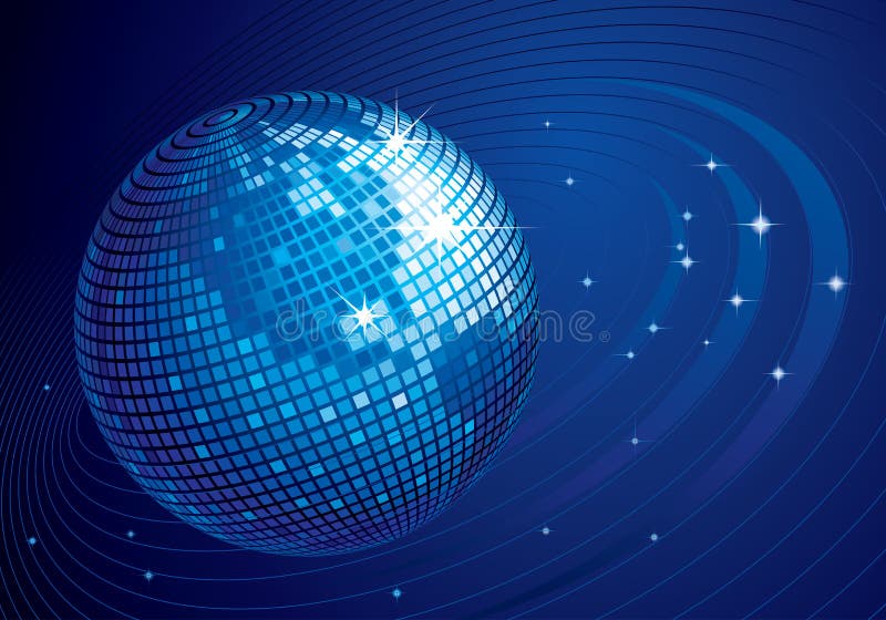 Disco globe stock vector. Illustration of mirror, sphere - 45974183