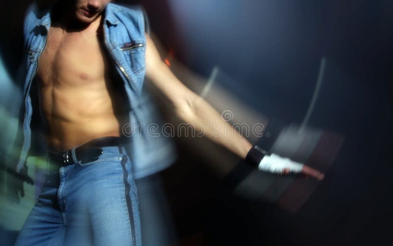 Disco guy stock image. Image of dance, hands, entertainment - 501715