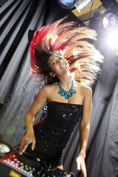 Disco hair stock photo. Image of girl, hair, disco, hispanic - 10580684
