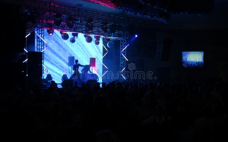 Disco hall stock image. Image of event, loud, night, bright - 1526451