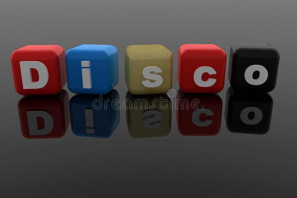 Disco letter stock illustration. Illustration of enjoyment - 11923084