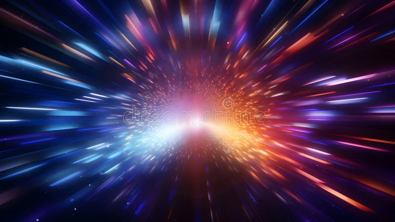 Disco Light Explosion,spotlight Center, Vibrant Color by Generative AI ...