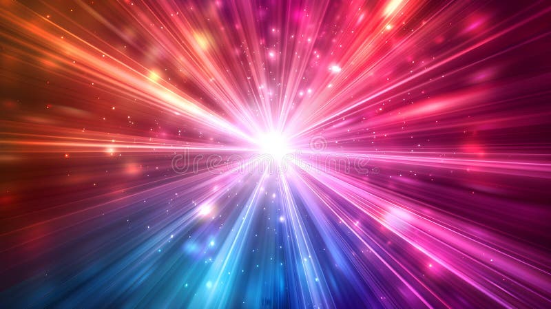 Disco Light Explosion,spotlight Center, Vibrant Color by Generative AI ...