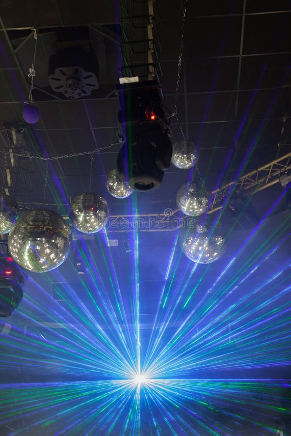 Disco Light Show, Stage Lights Stock Photo - Image of disco, party ...