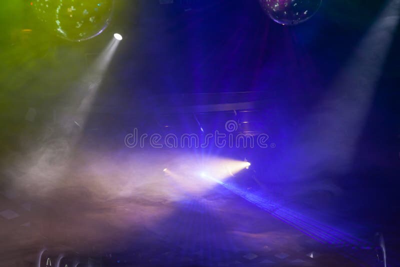 Disco Light Show, Stage Lights Stock Photo - Image of backdrop ...