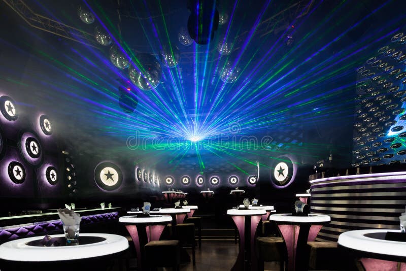 Disco Light Show, Stage Lights Stock Image - Image of background ...