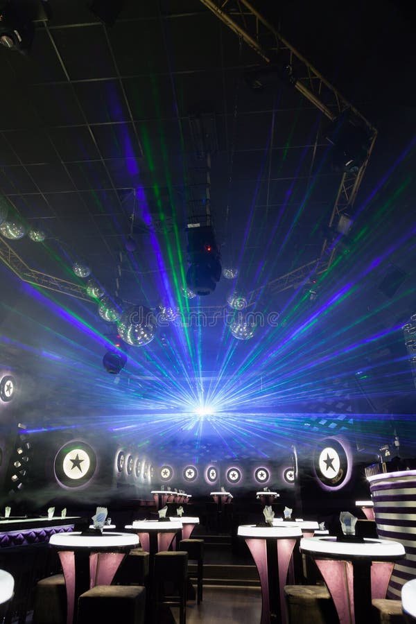 Disco Light Show, Stage Lights Stock Photo - Image of bright, night ...