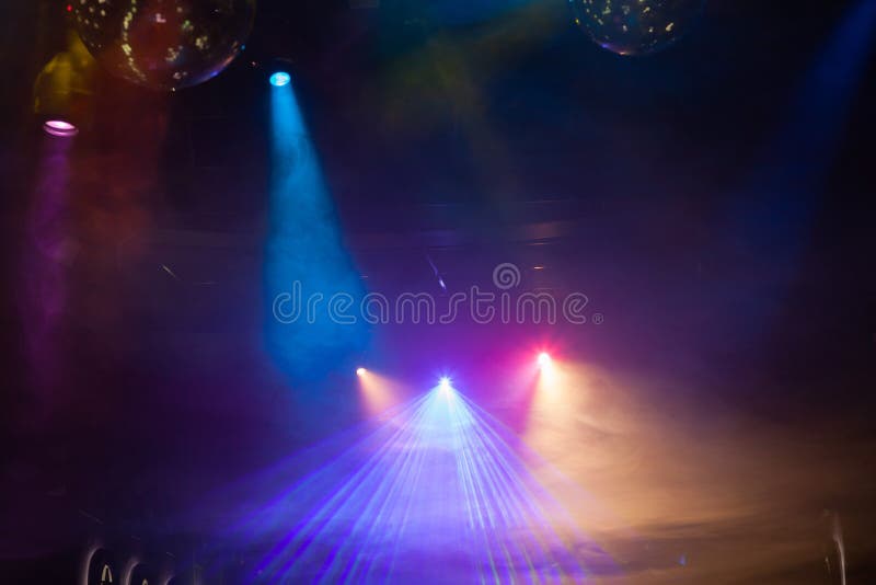 Disco Light Show, Stage Lights Stock Photo - Image of light, dance ...