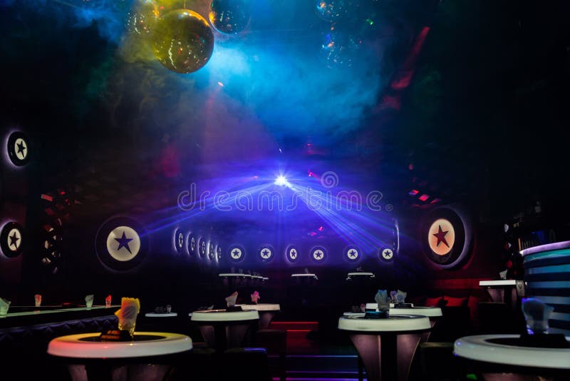 Disco Light Show, Stage Lights Stock Photo - Image of festival ...