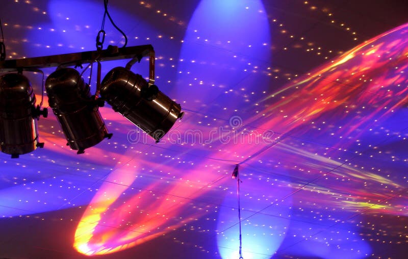 Disco lights stock image. Image of party, disco, architecture - 4276939