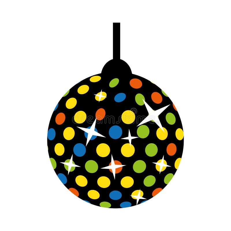 Disco Lights Ball Isolated Icon Stock Vector - Illustration of ...